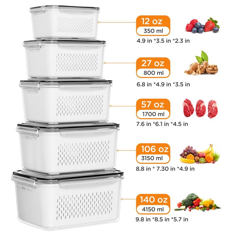 Selyn™ Fruit & Vegetable Storage Box Set (6-Count)